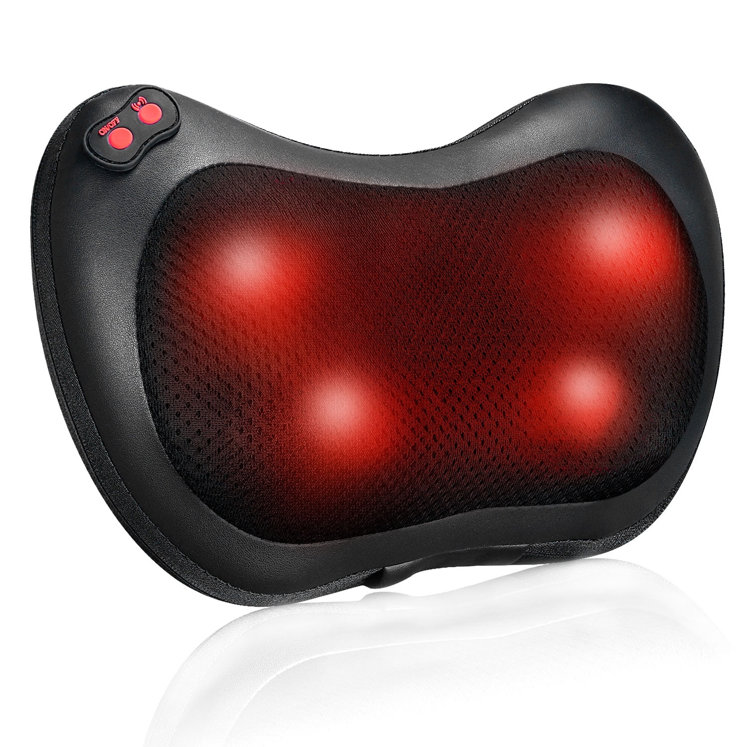 Ikristin Shiatsu Back Massager with Heat,Deep Tissue Kneading,Electric ...