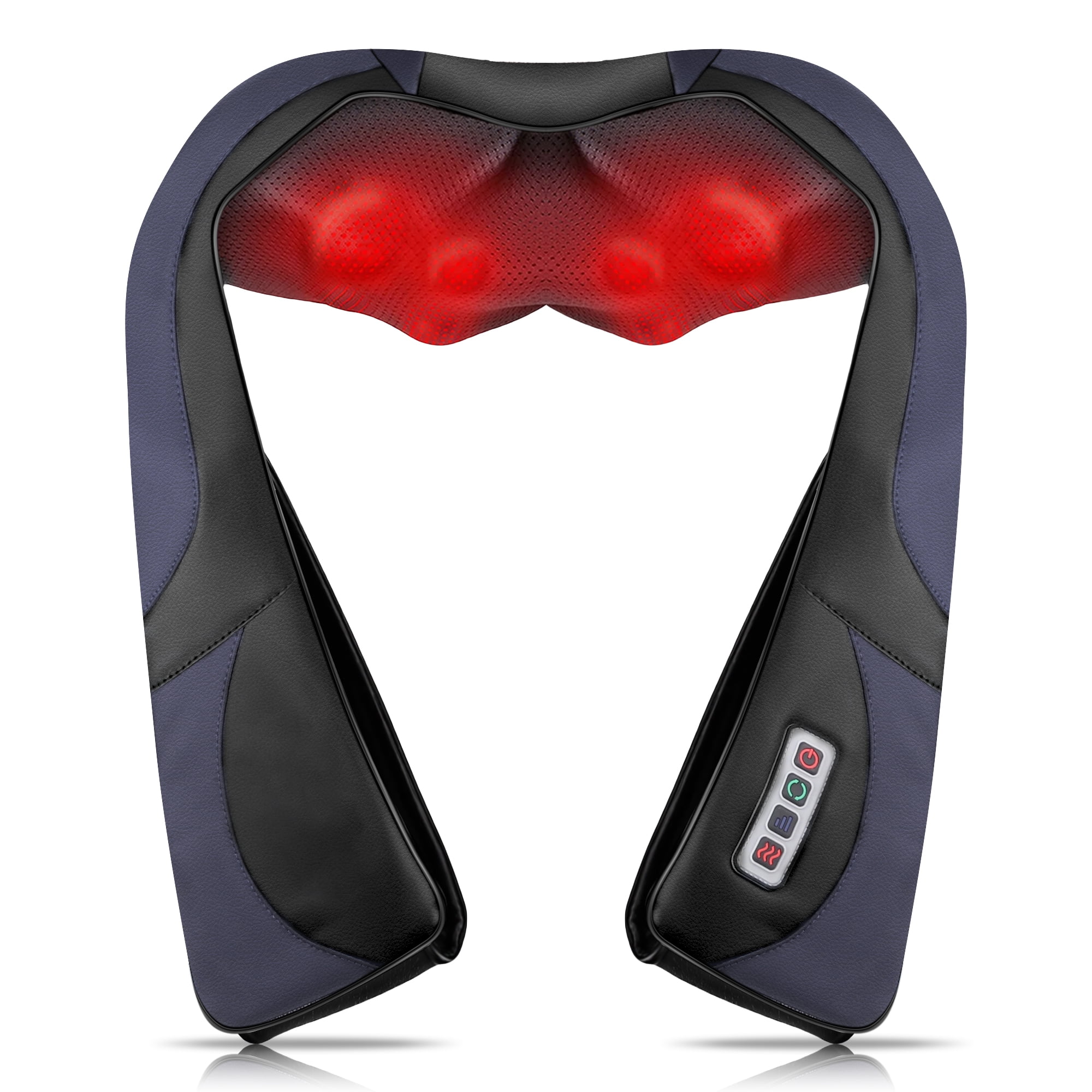iKristin Shiatsu Back, Neck & Shoulder Massager with Heat, 3D Kneading ...