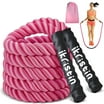 HPYGN Weighted Jump Ropes for Fitness Cardio, 2.8lb-5lb Heavy Skipping ...