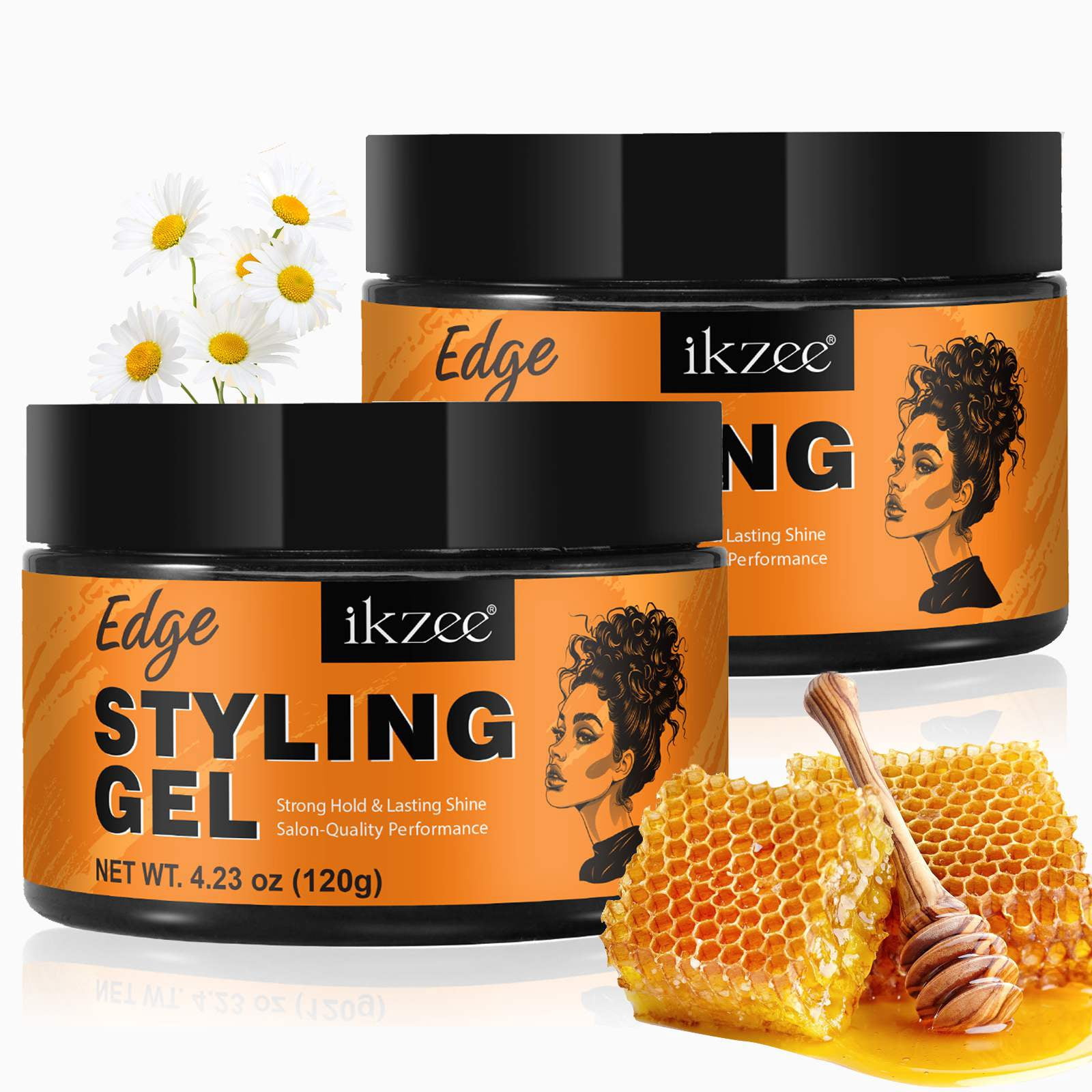 Ikzee Premium Styling Gel for Hair Style, Firmly Holds Hairstyle ...