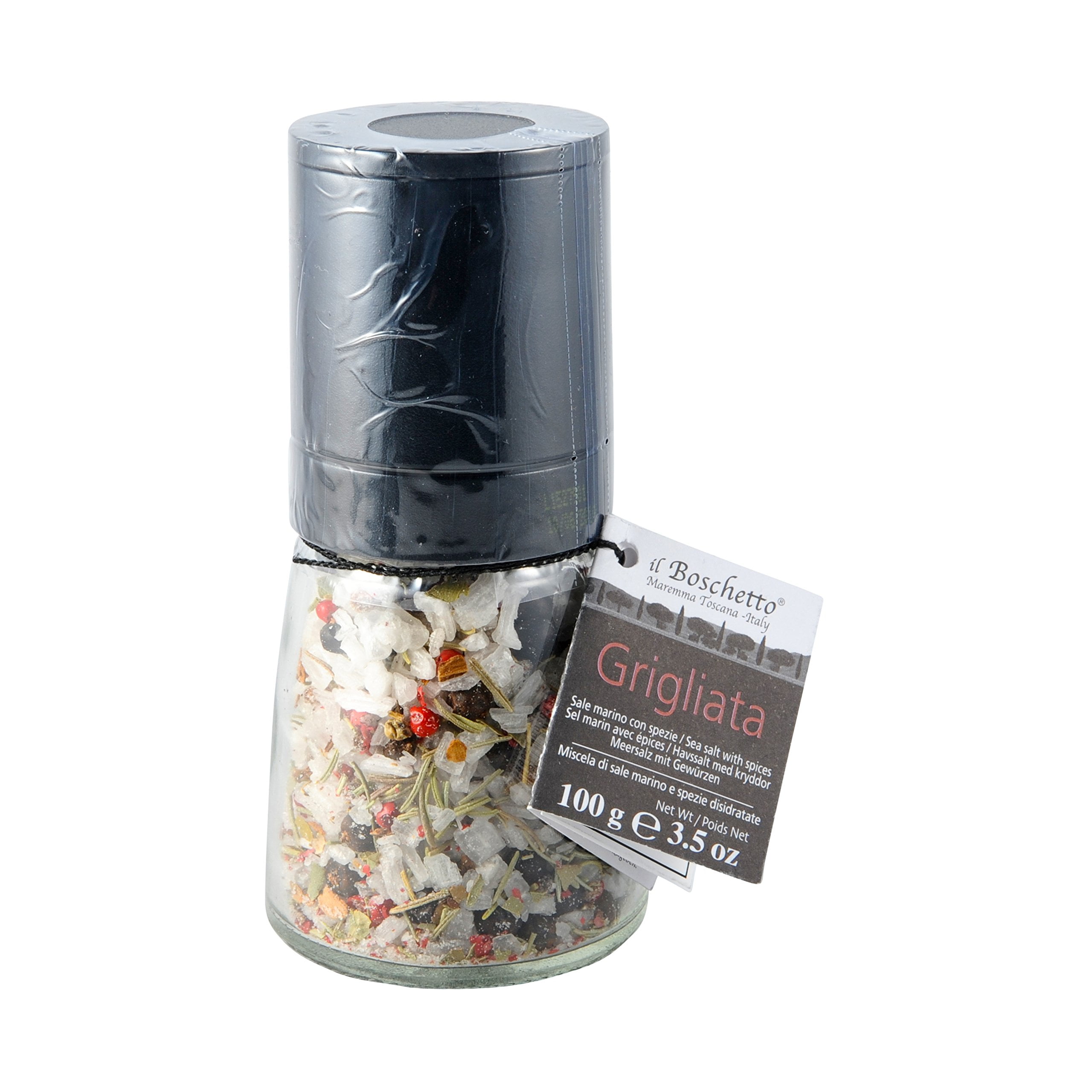 Il Boschetto Grigliata Herb Sea Salt Grinder - Walmart.com