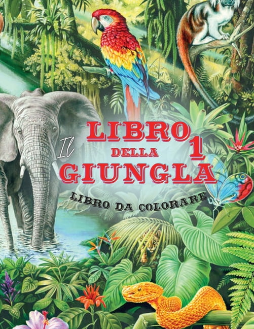 Il Libro della Giungla 1 - Album da Colorare : Fatti trasportare nel ...
