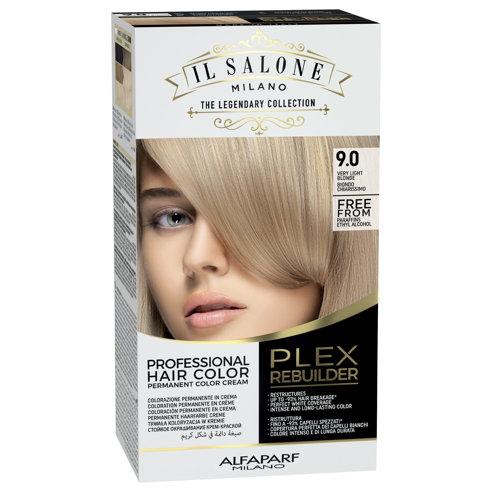 Il Salone Milano Plex Rebuilder Permanent Hair Color Kit - 9.0 Very ...