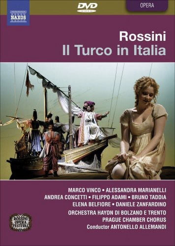 Il Turco in Italia (DVD), Naxos, Music & Performance - Walmart.com