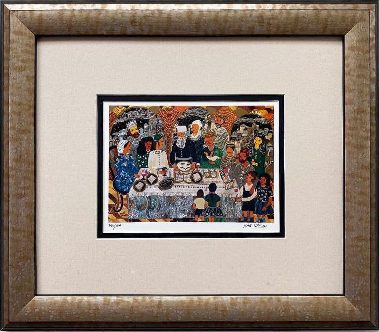 Ilan Hasson "The Seder" FRAMED Signed & # Art Generic - Walmart.com