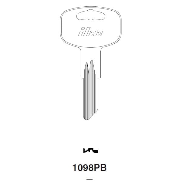 Ilco 1098PB Key blank Replacement for Peterbilt 320774 (10-Pack ...