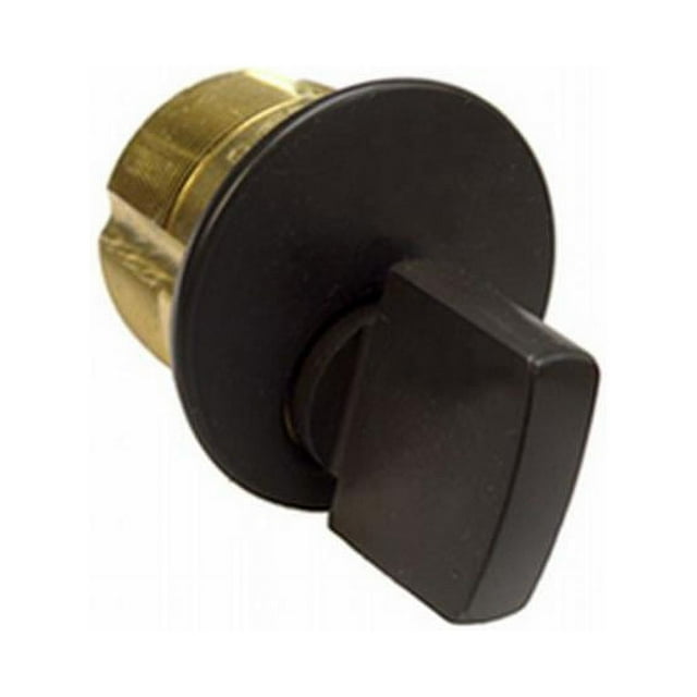 Ilco 716110B 1 in. Turn Knob Mortise Cylinder with Adams Rite Cam, Oil ...