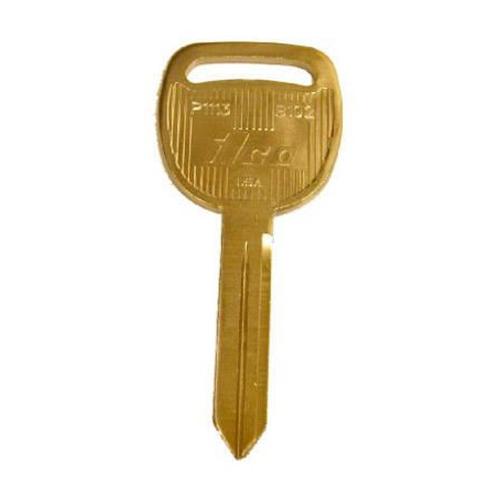 ILCO GM Nickel Plated Automotive Key, B102 / P1113 (10-Pack ...