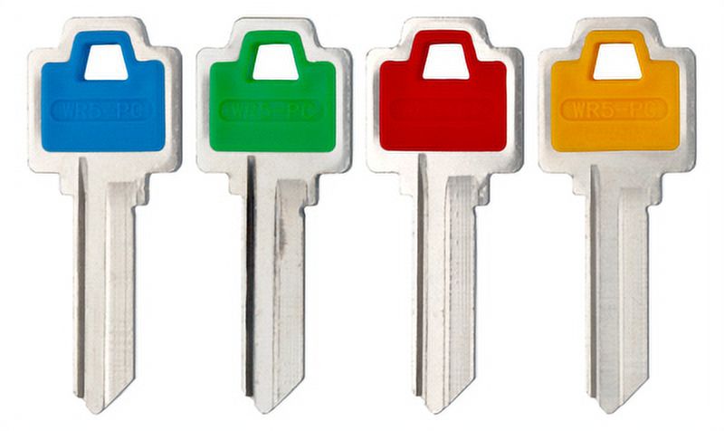 Ilco Colored Plastic Head Key Blank For Weiser Lockset 5 Pin, Each - Walmart.com