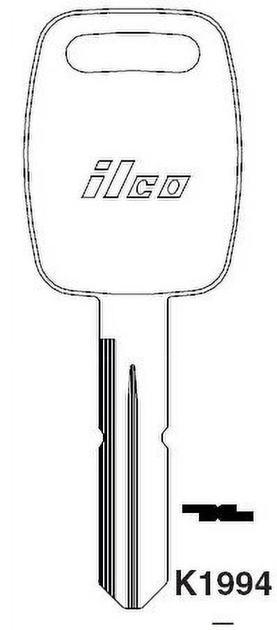 Ilco K1994-B87 Key Blank (10-Pack) - Walmart.com