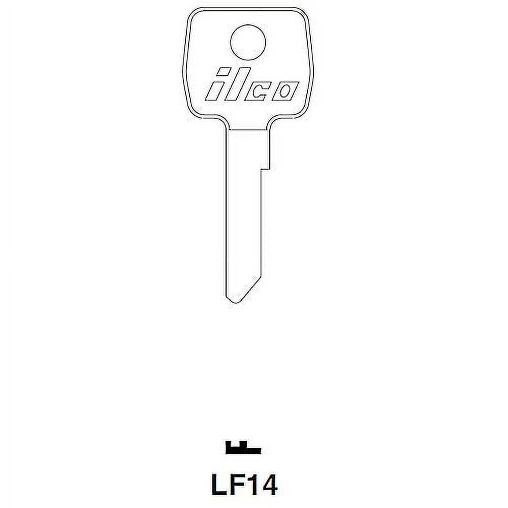 Ilco LF14 Key Blank Replacement Key for some Lowe & Fletcher (10-Pack ...