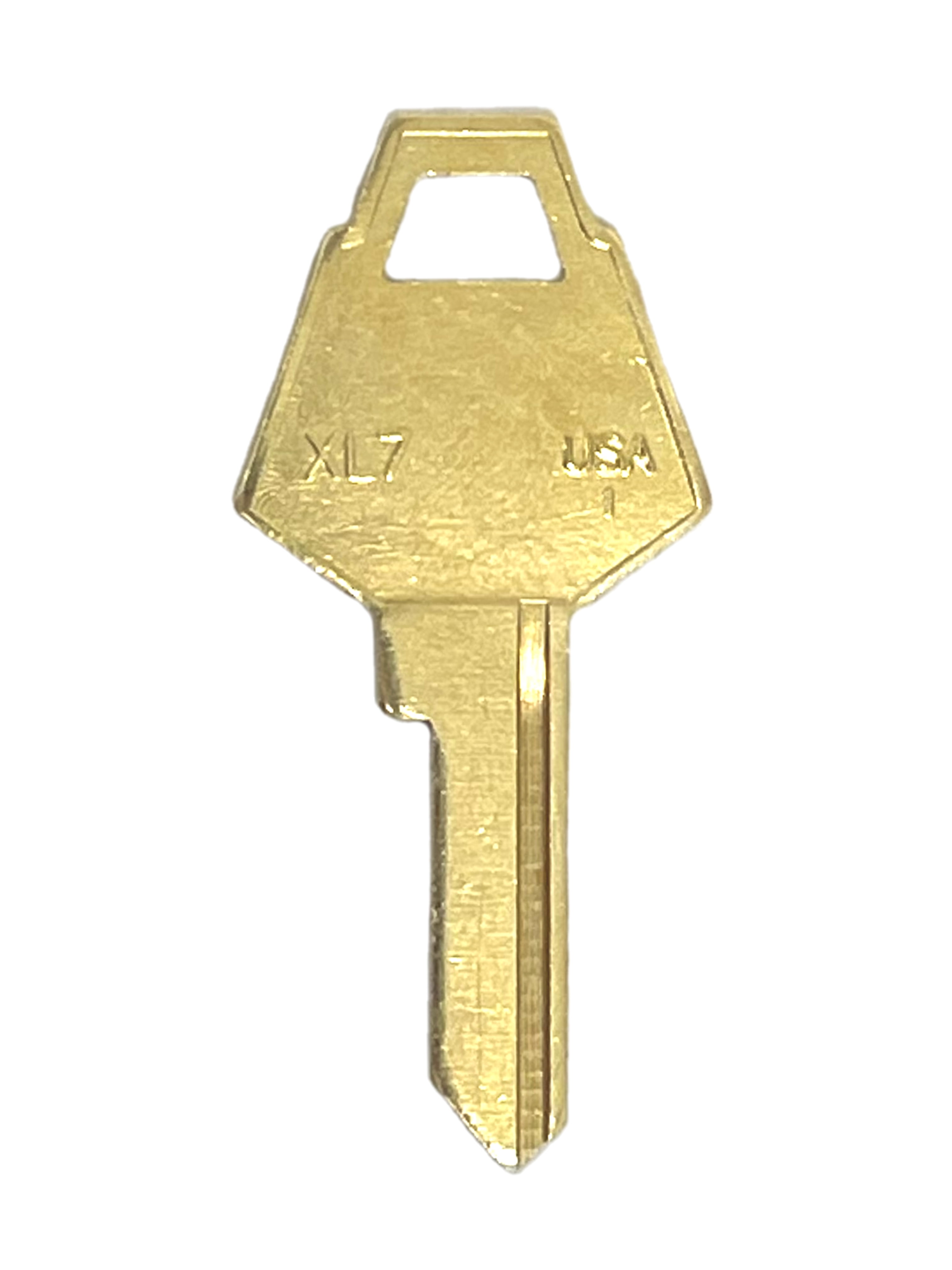 Ilco XL7-BR Mailbox Lock Key Blank, Brass - Box of 50 - Walmart.com