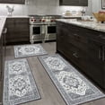 Ileading Boho 3 Piece Kitchen Rug Sets, Non Skid, Washable, Long ...