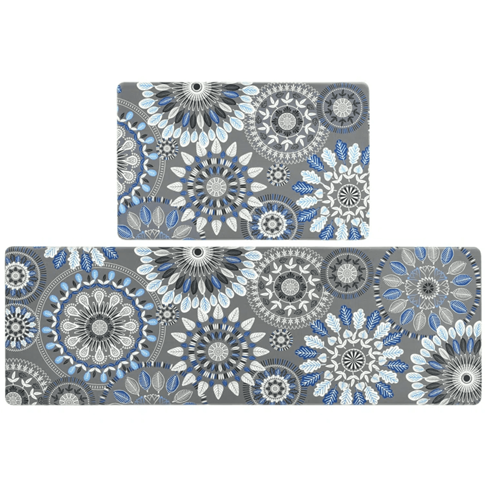 Ileading Boho Kitchen Rugs Set of 2, Lagre Size Anti Fatigue Mats 0.5 ...
