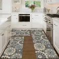 Ileading 3 Piece Boho Kitchen Rugs Set with Non Slip Runner, Washable ...