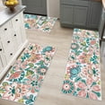 Ileading Boho 3-Piece Kitchen Rugs Set, Non Skid, Machine Washable with ...