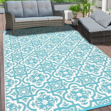 Free Shipping! SIXHOME Outdoor Rug with LED Strip Lights 8'x10 ...