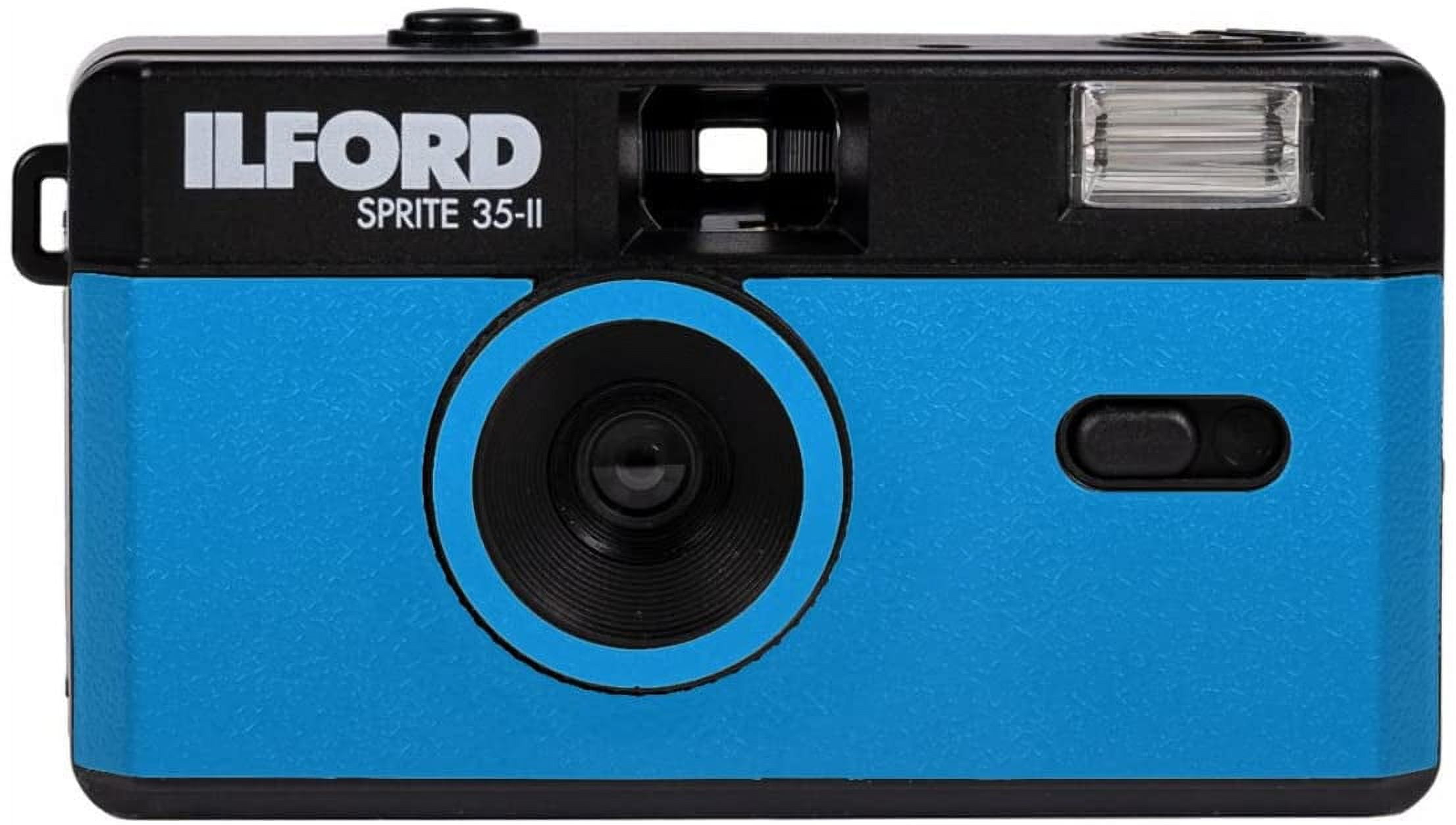 Ilford Sprite 35-II Reusable/Reloadable 35mm Analog Film Camera (Blue ...