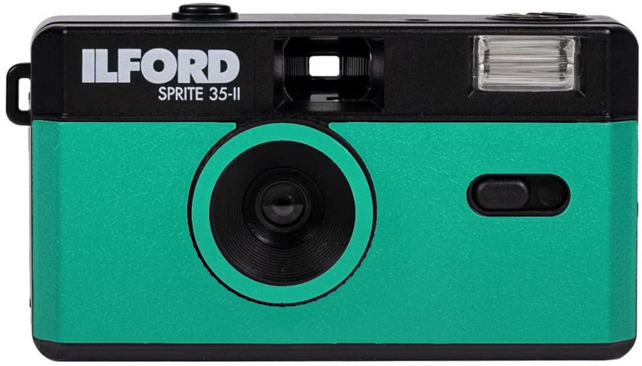 Ilford Sprite 35-II Reusable/Reloadable 35mm Analog Film Camera (Teal ...