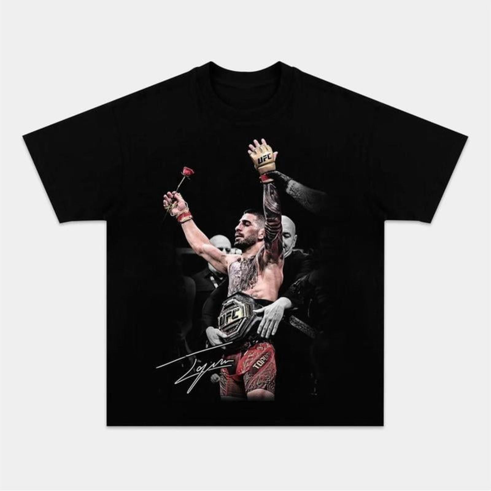 Ilia Topuria Boxing T-shirt, premium cotton, UFC MMA apparel for men ...
