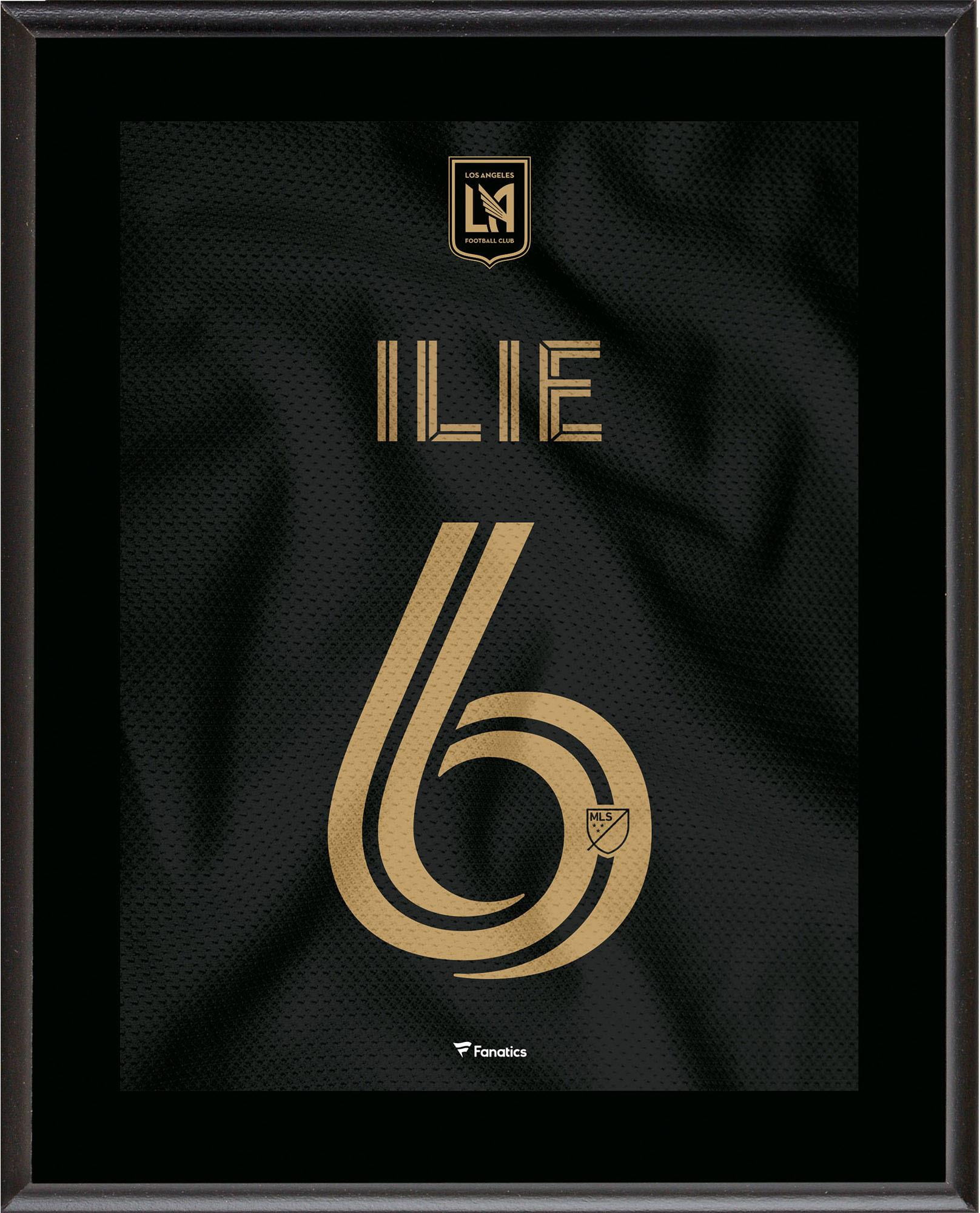 Ilie Sanchez LAFC 10.5" x 13" Jersey Style Number 6 Sublimated Plaque - Walmart.com