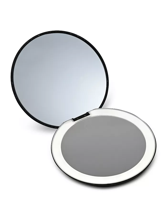 ILIOS Lighting Rechargeable LED Makeup Mirror with Light, 1x/10x ...