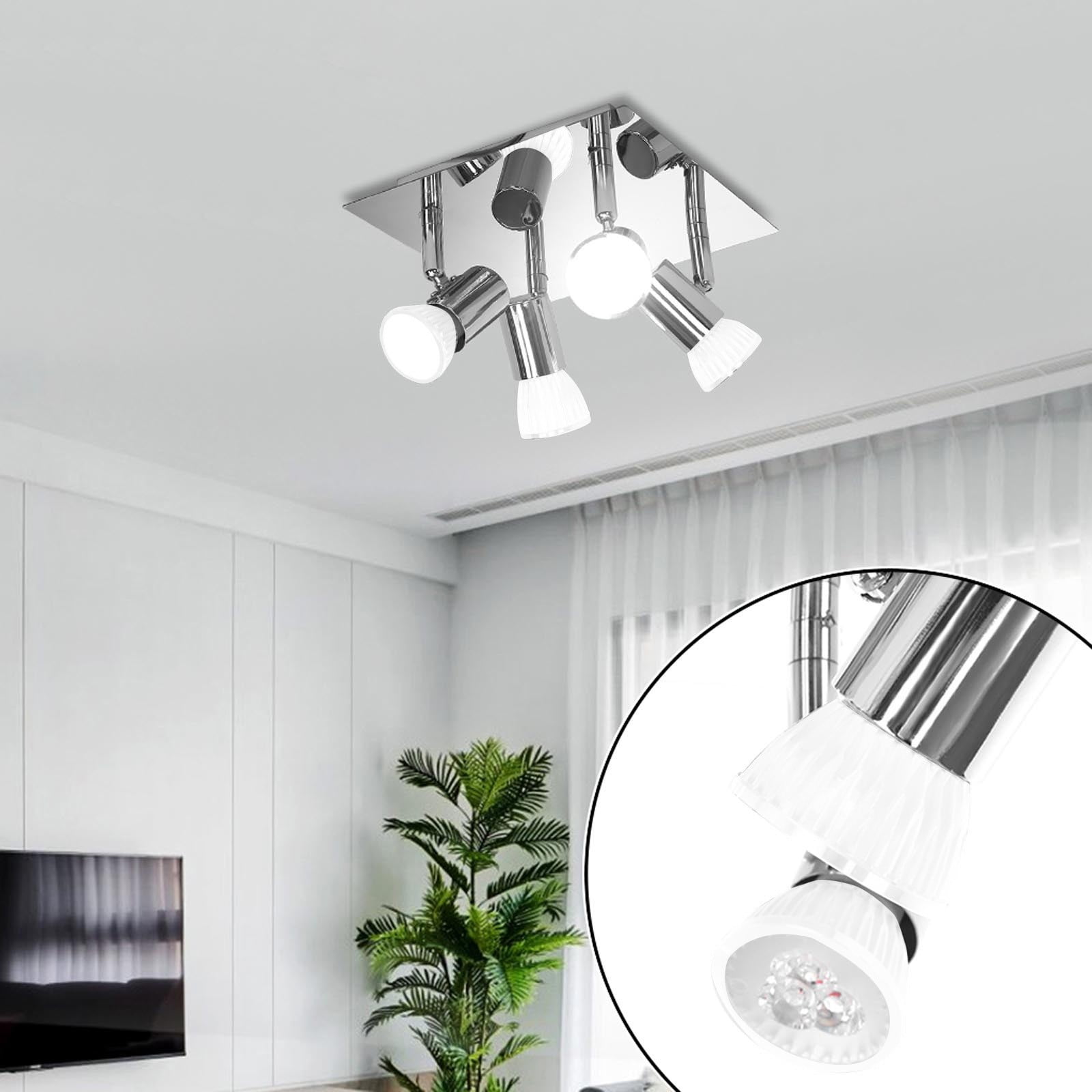 Iliya Adjustable 4-Way LED Ceiling Light | Modern Kitchen Spotlights ...