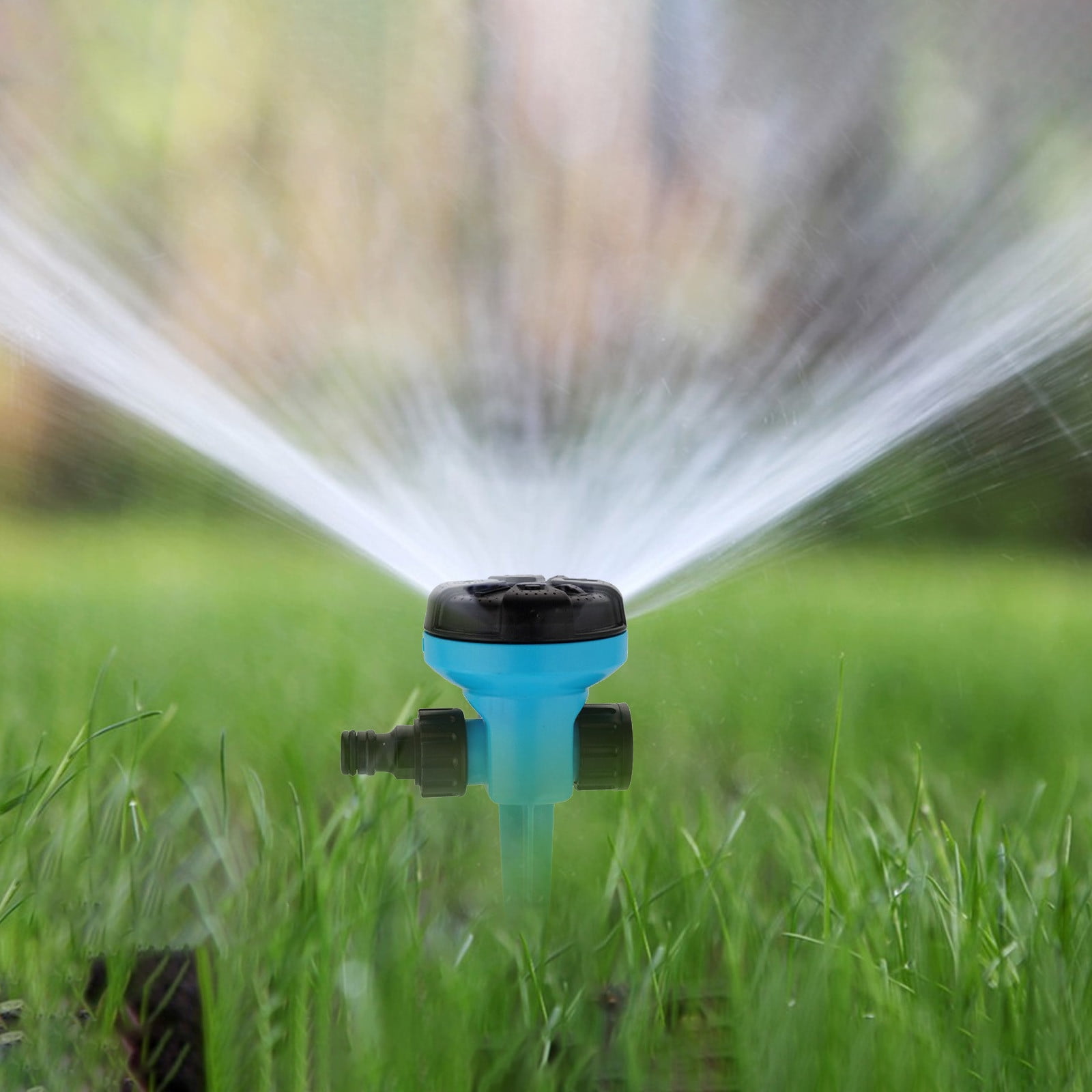 Iliya Blue ABS Ground Inserted Rotary Sprinkler | 16-Tributary Garden ...