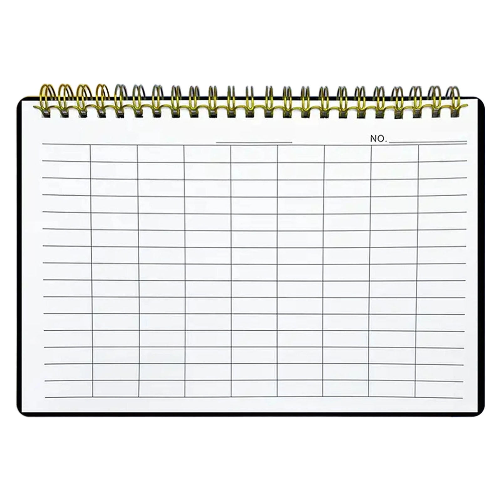 Iliya Coil Bound Notebook, Blank Checked Pattern, Horizontal or ...