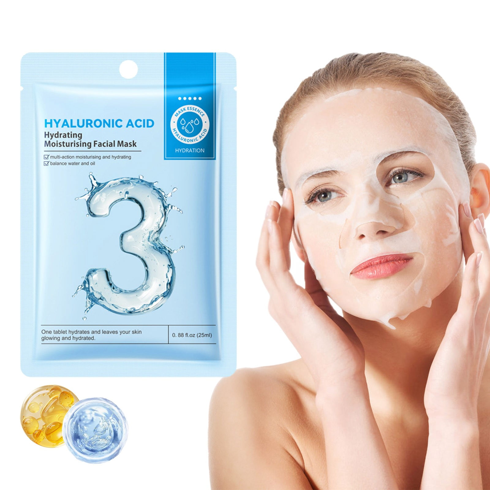Iliya Korean Face Mask Bio Face Mask Set Wrinkle Lifting Mask Hydrating ...