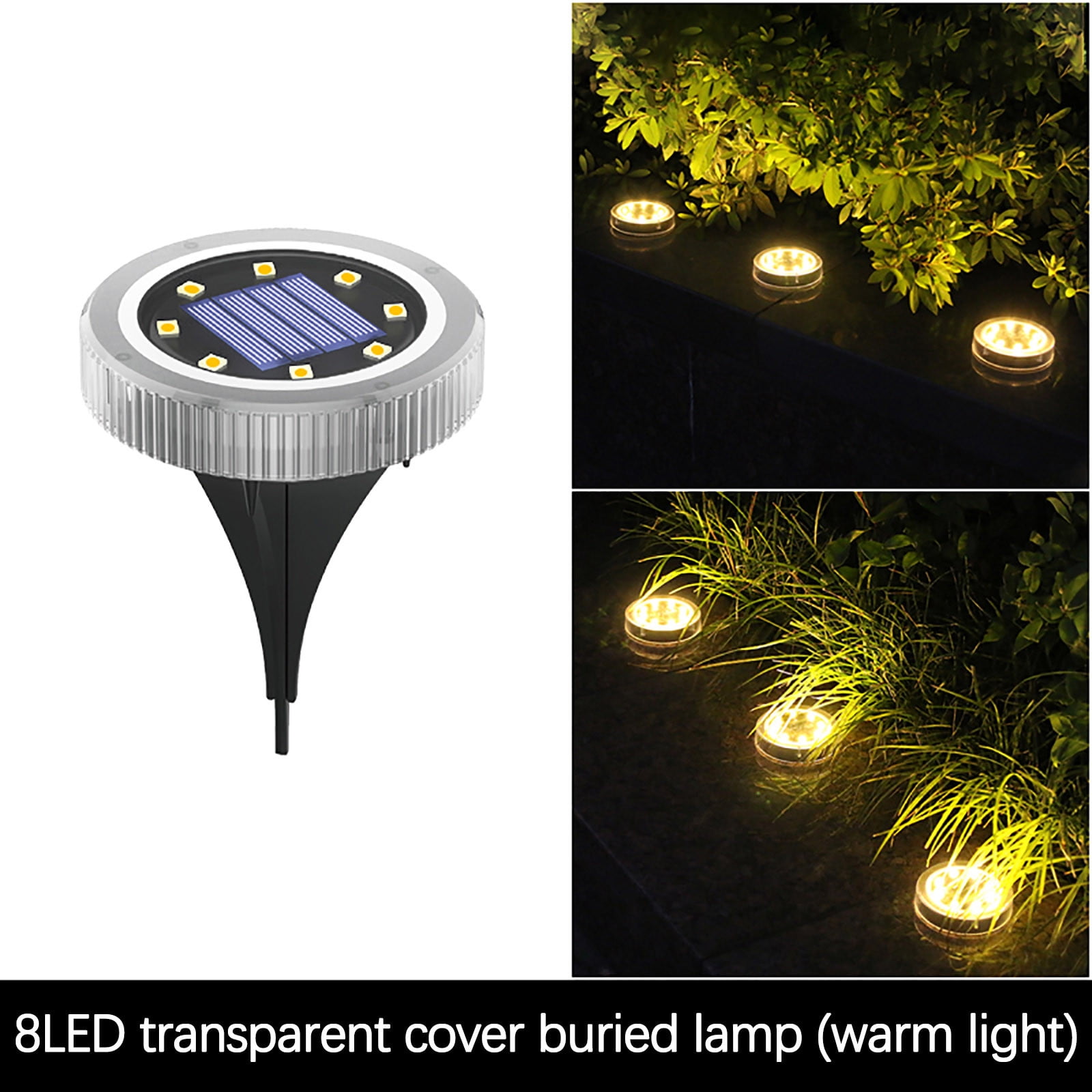 Iliya Solar LED Garden Lights - 4 Pack Waterproof Outdoor Pathway ...