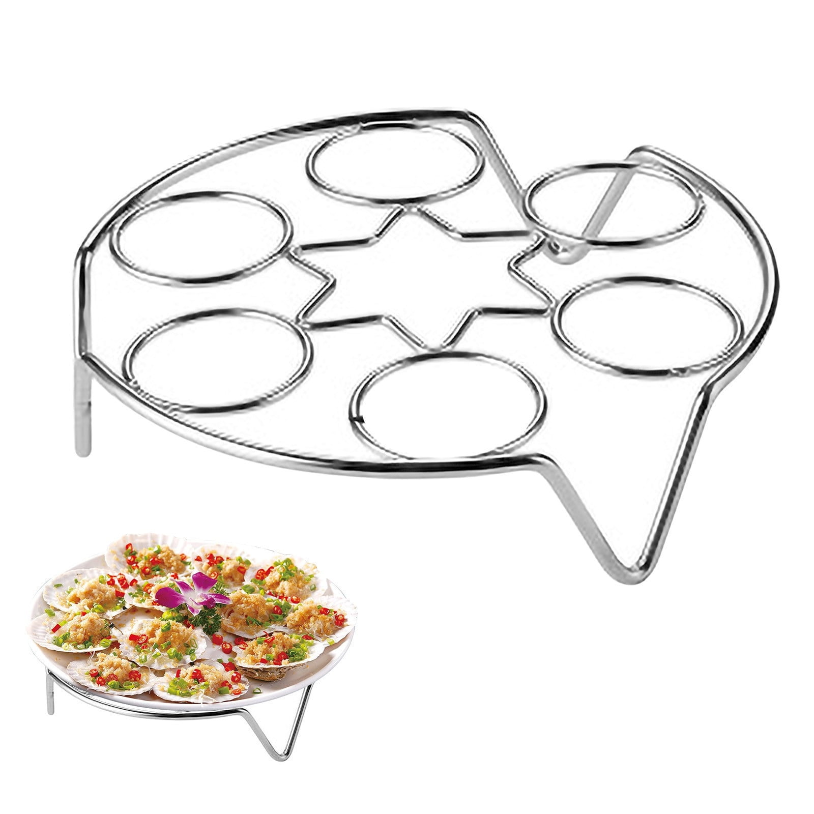 Iliya Stainless Steel Steaming Rack, Multi-functional Steamer Tray ...