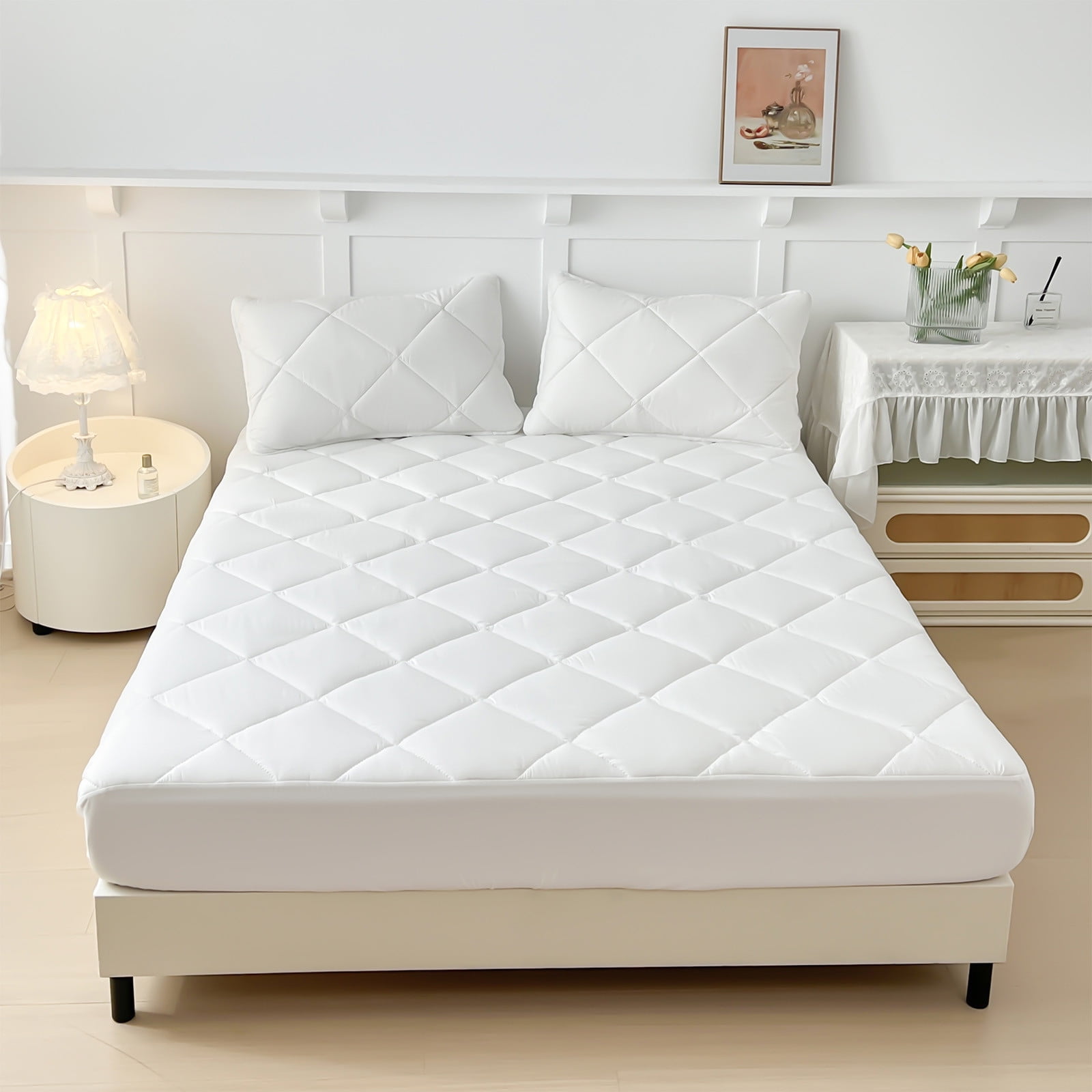 Iliya Waterproof Mattress Protector | 360° Wrap Design | Sweatproof ...