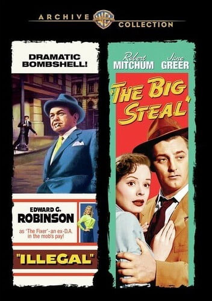 Illegal / The Big Steal (DVD), Warner Archives, Mystery & Suspense ...