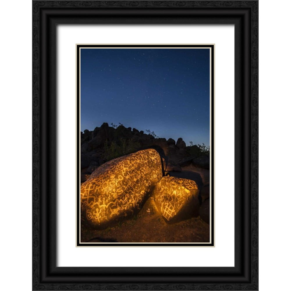 Illg, Cathy and Gordon 23x32 Black Ornate Wood Framed with Double ...