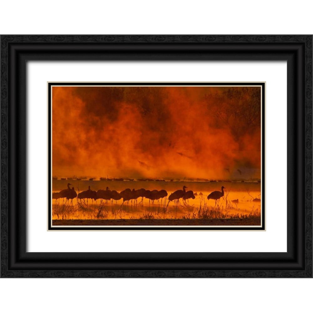 Illg, Cathy and Gordon 24x17 Black Ornate Wood Framed with Double ...
