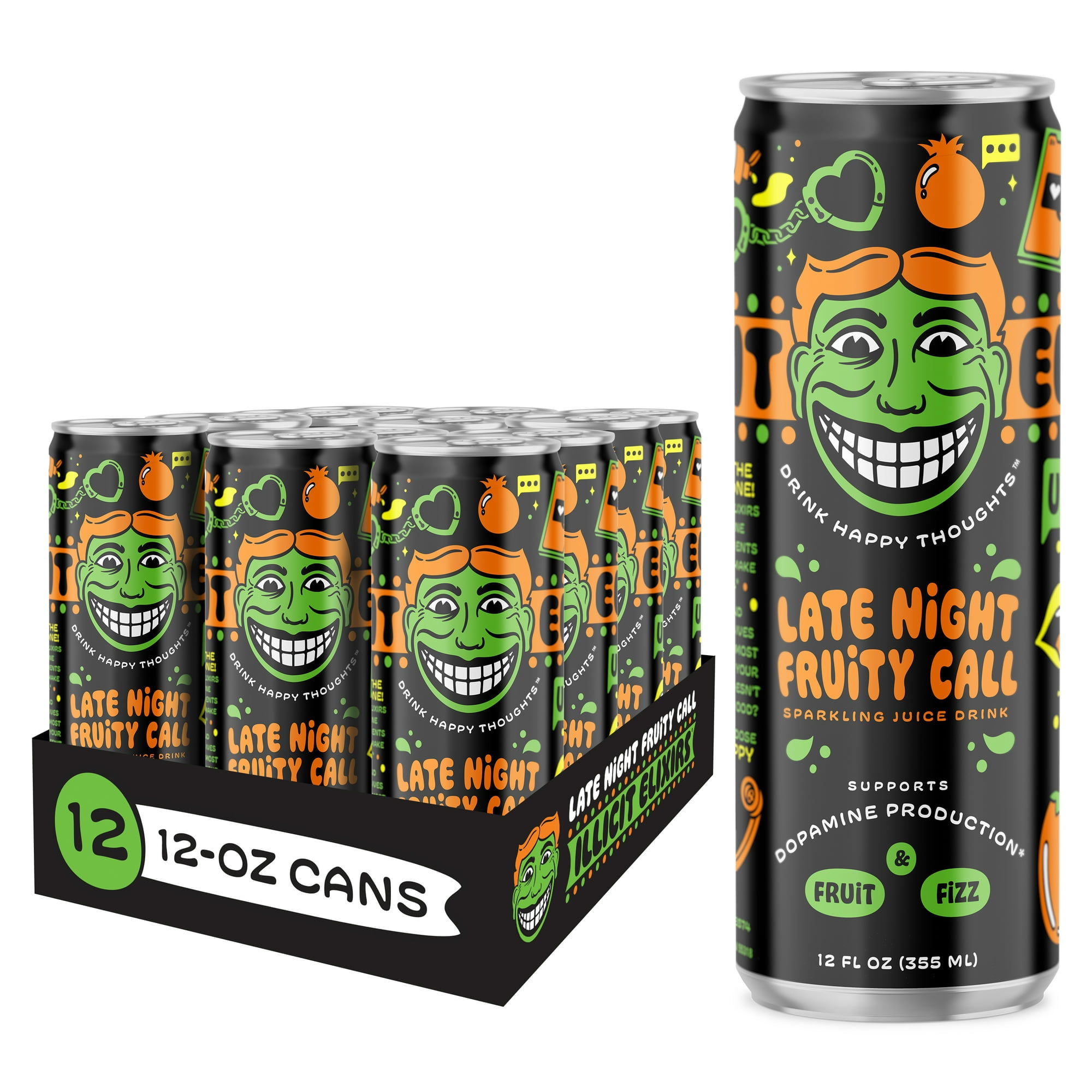 Illicit Elixirs Late Night Fruity Call - Sparkling Juice Drink ...