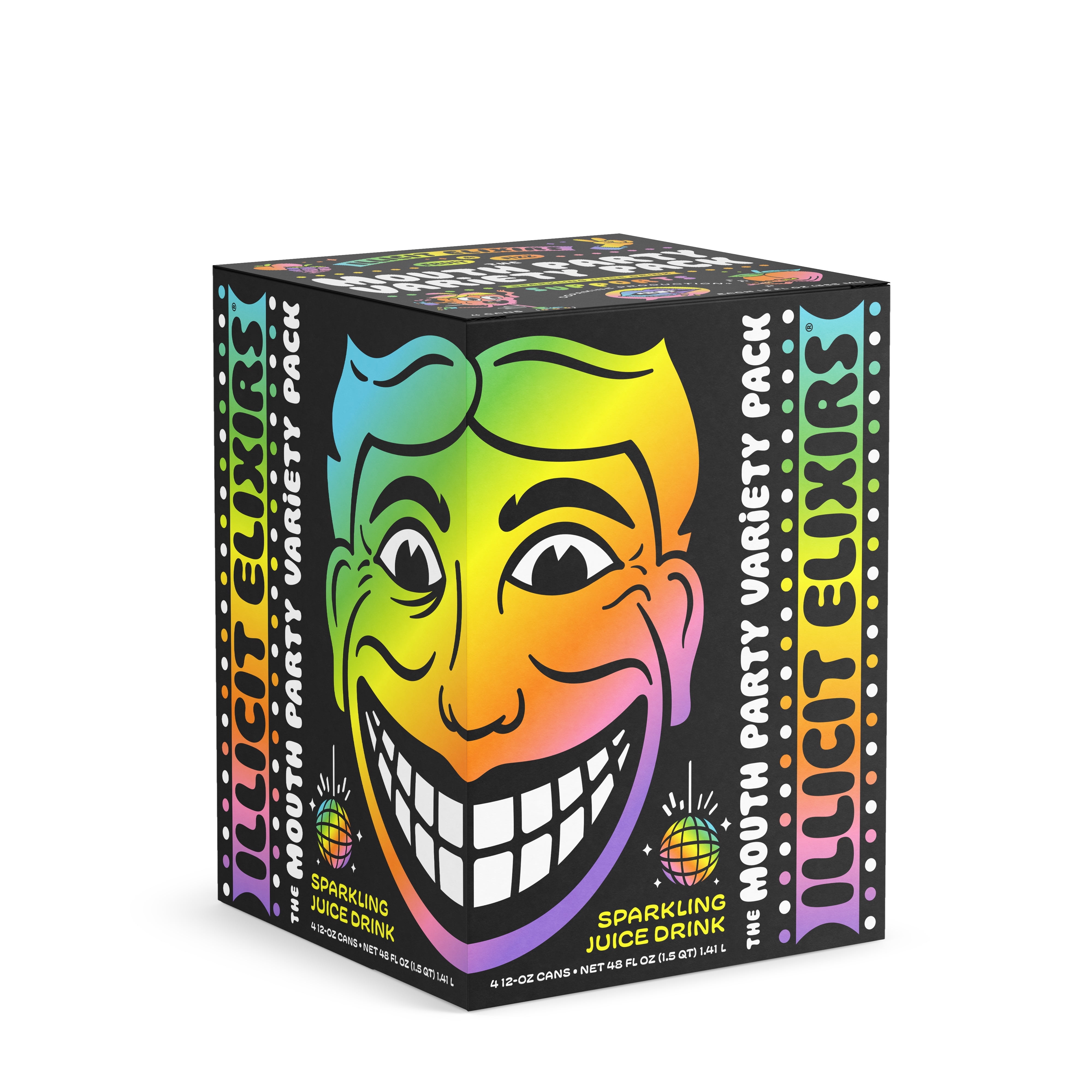 Illicit Elixirs Peach Flavored Variety Pack - Sparkling Juice Drink ...