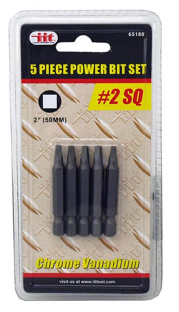 "Illinois Industrial Tool 5-pc. Power Robertson Bit Set" - Walmart.com