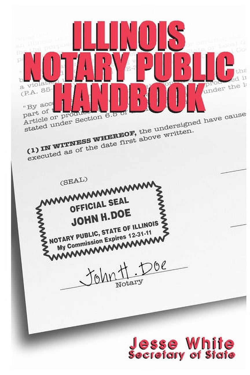 Illinois Notary Public Handbook, (Paperback) - Walmart.com