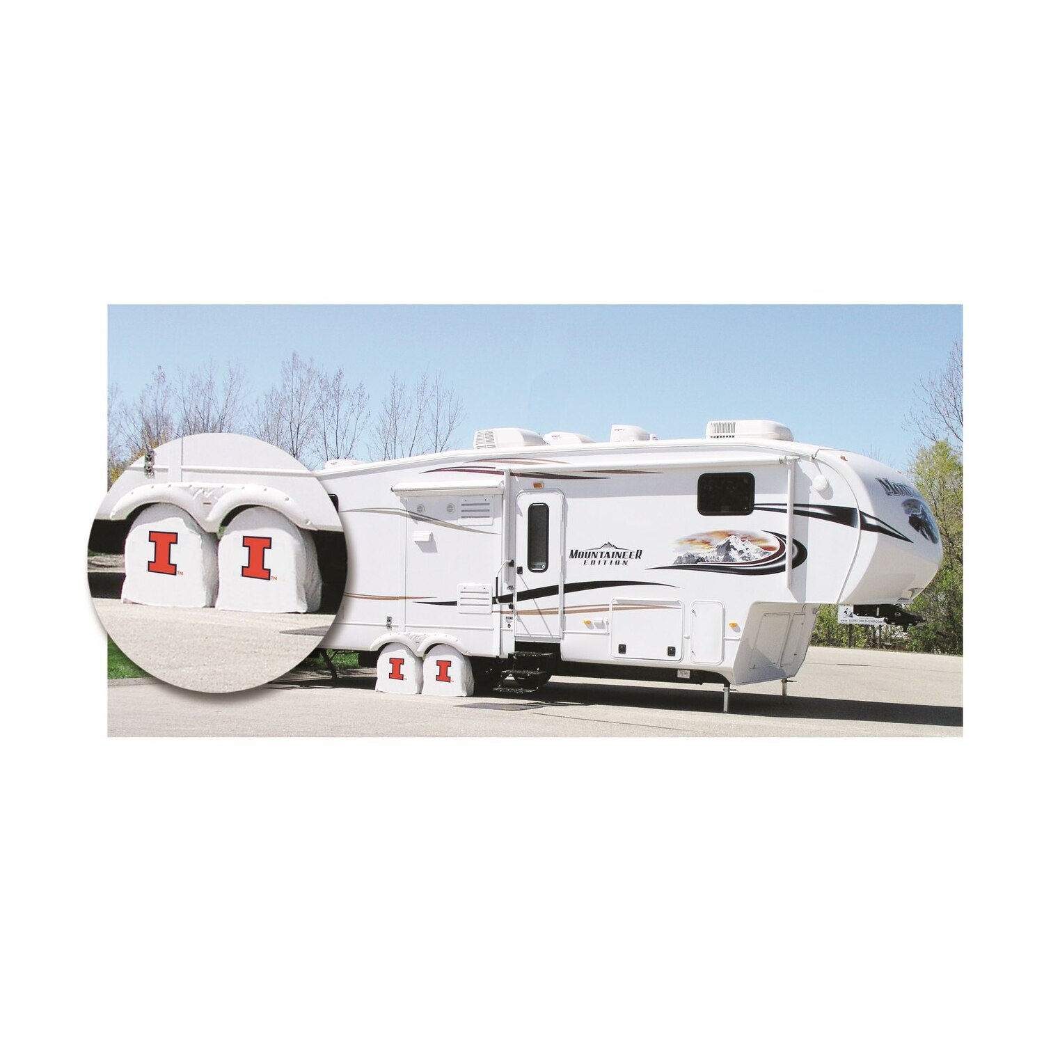 37 x 12.5 Illinois Tire Shade - Walmart.com