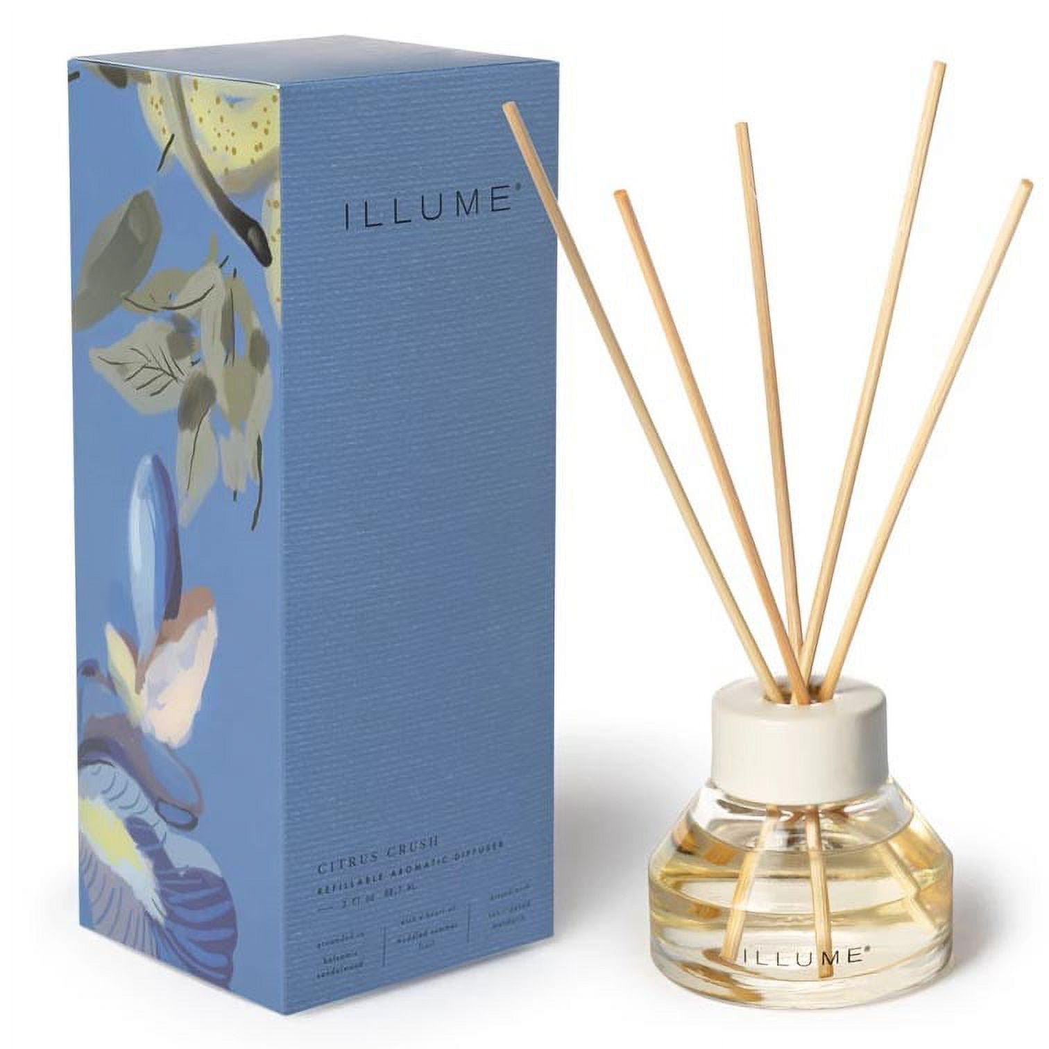Illume Refillable Aromatic Diffuser - Citrus Crush - Walmart.com