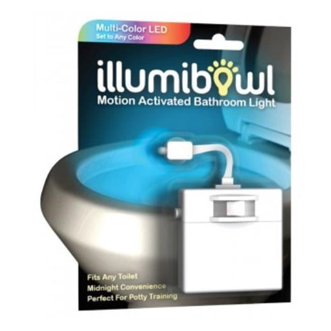 Illumibowl 748252039392 Motion Activated Bathroom LED Light Multicolor - Walmart.com