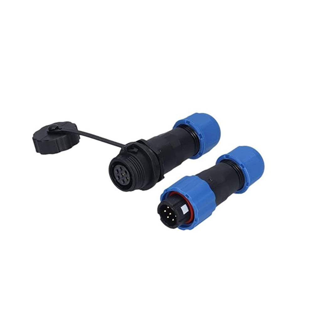 Wire & Cable Connectors SP13, Waterproof 5 Pin Connector Plug Socket ...