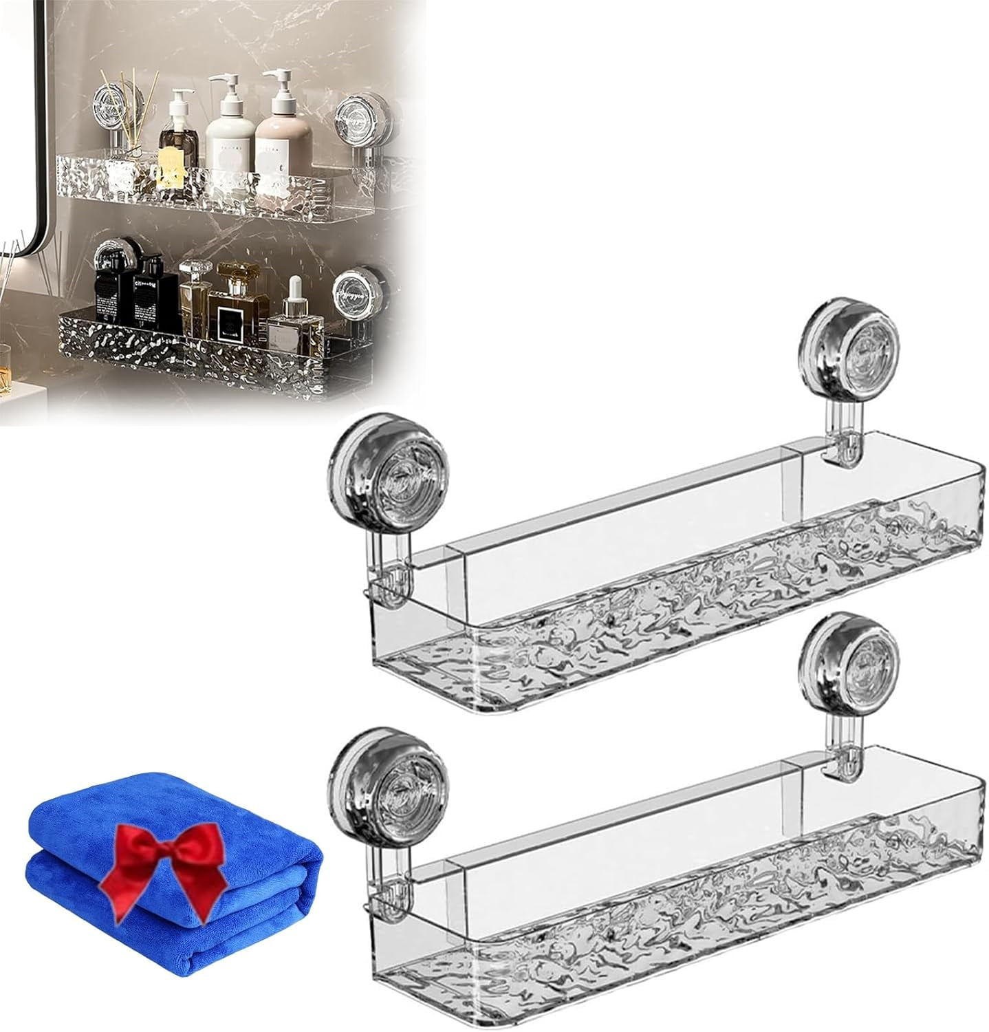 Illuminate Suction Shelves, Set Patient Trays Shower Shelf, Corrugated ...