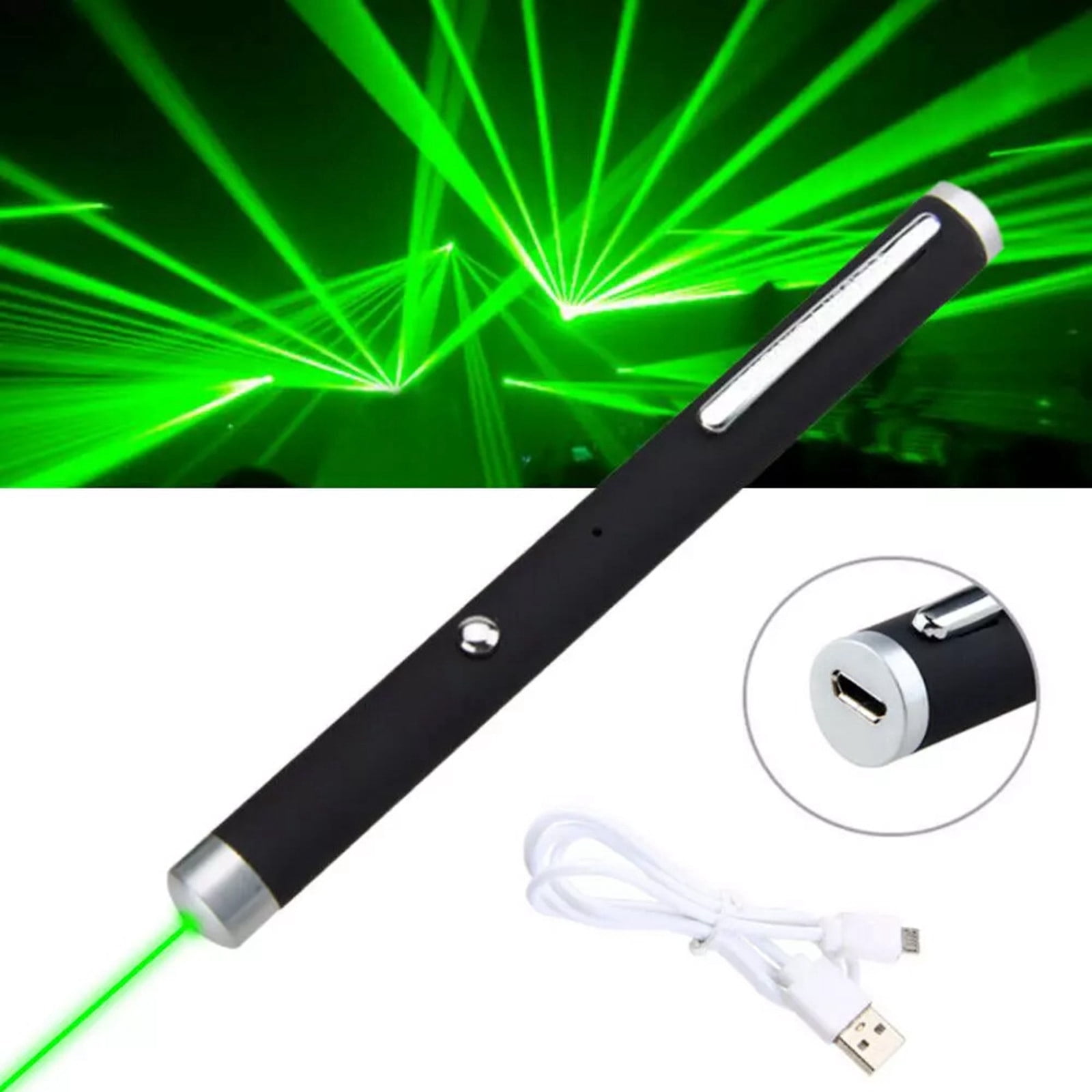 "Illuminate Your World With The Powerful Green Pointer USB Rechargeable ...
