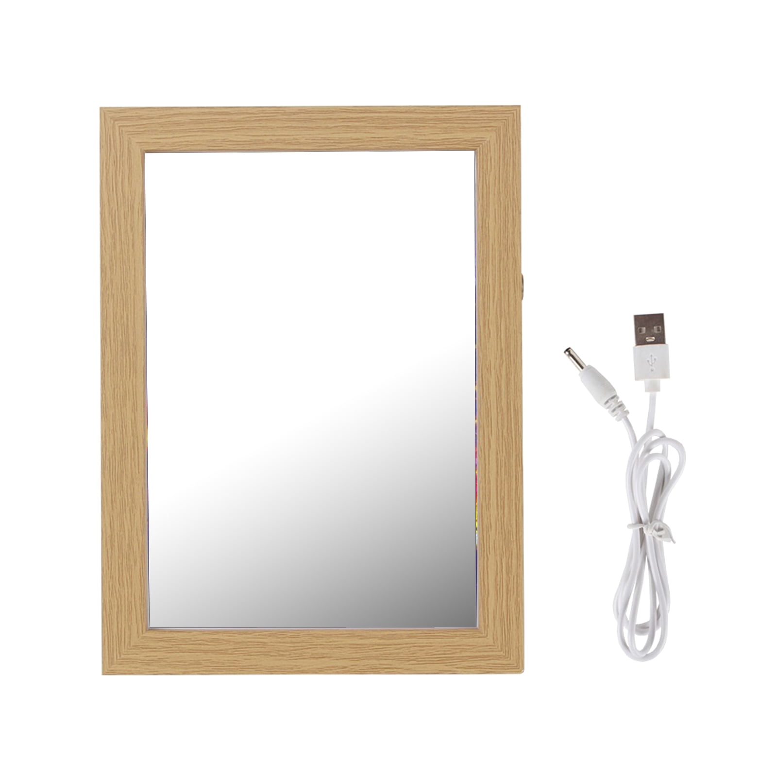 Illuminated 3D Embossed Photo Frame With LED Light Panel Display Case ...