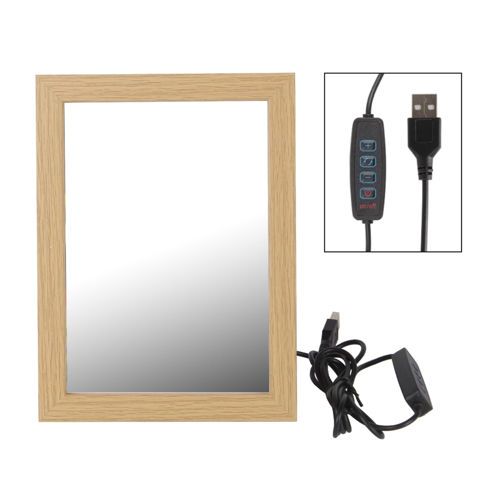 Illuminated 3D Embossed Photo Frame With LED Light Panel Display Case ...