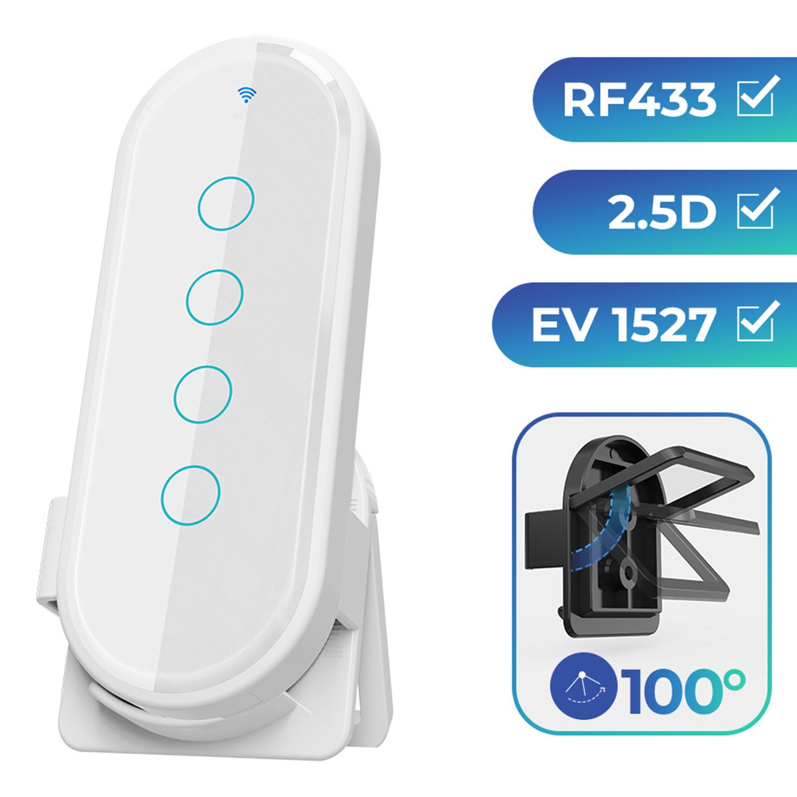 Illuminated Button Wireless Touch Remote for Effortless Smart Home ...
