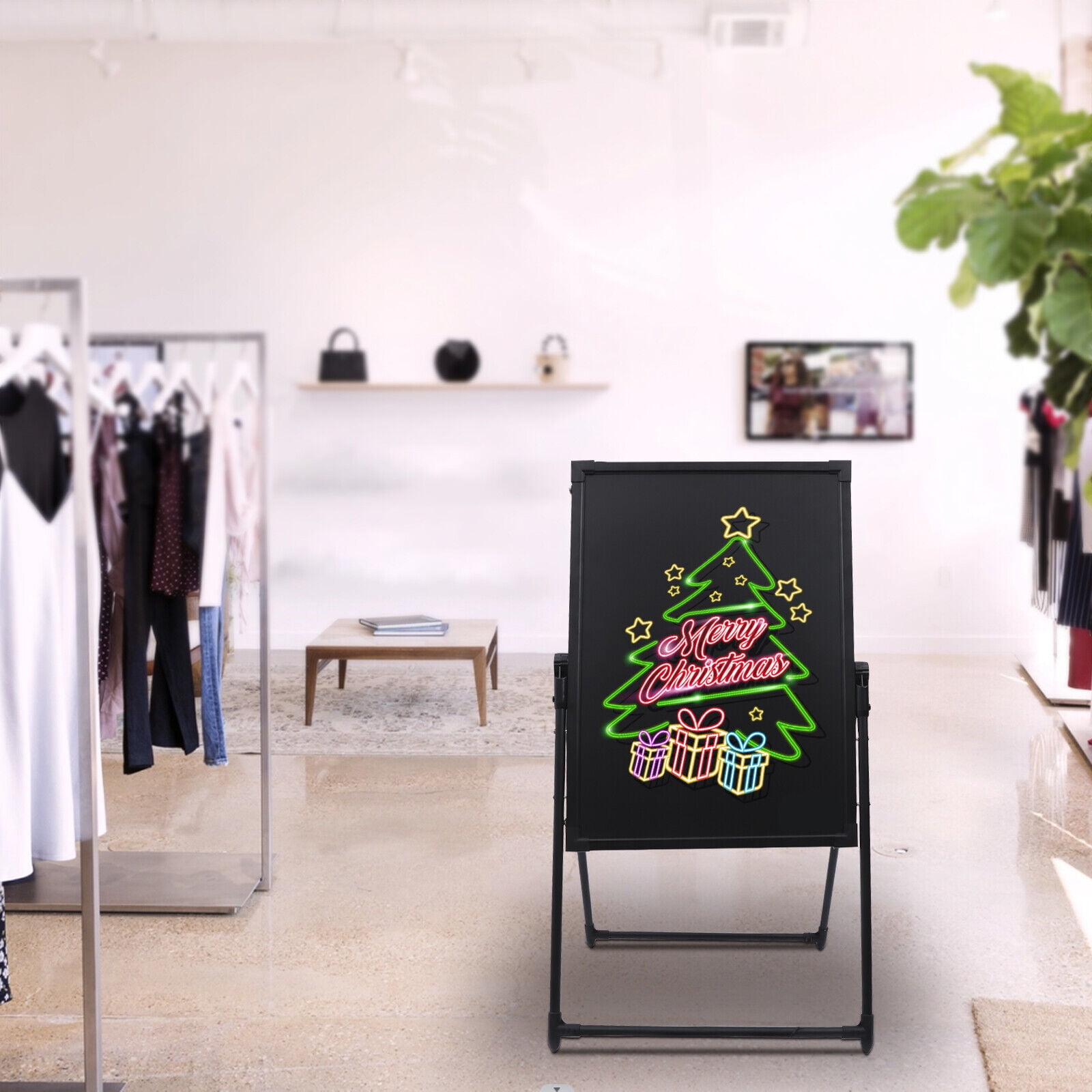 Illuminated Erasable Neon Menu Board LED Message Writing Board Height ...